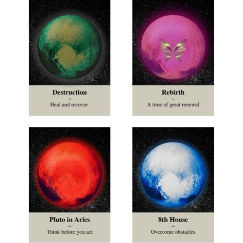The Plutonian Oracle (With Custom Tuck Box) Playing Cards